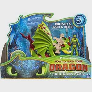 Como Treinar Seu Dragão 3 Boneco Viking Ruffnut Barf arroto Sunny