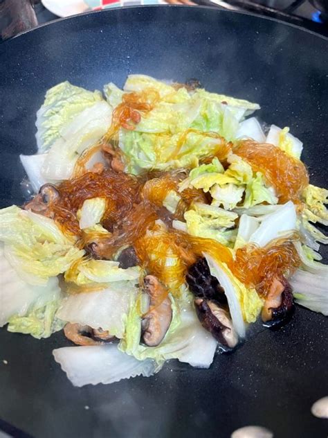 Napa Cabbage Glass Noodles Stir Fry • Oh Snap Lets Eat