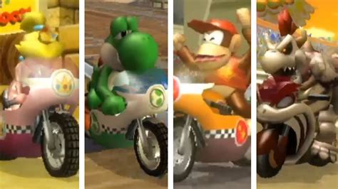 Mario Kart Wii All Characters Losing Animations Th Place Youtube