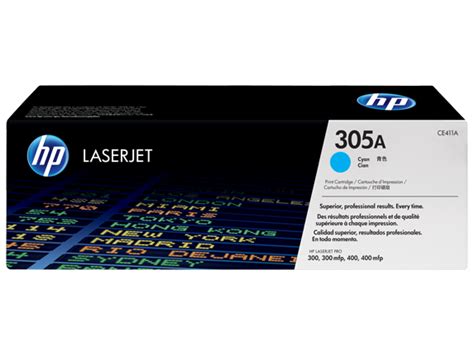 HP 305A Cyan LaserJet Toner Cartridge CE411A
