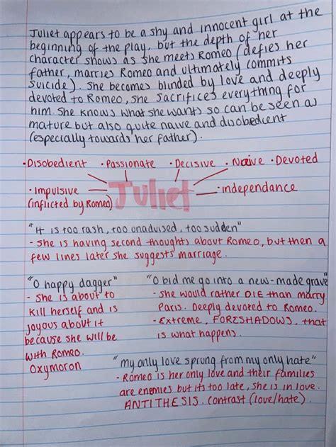 Juliet Revision Romeo And Juliet Quotes Romeo And Juliet Analysis