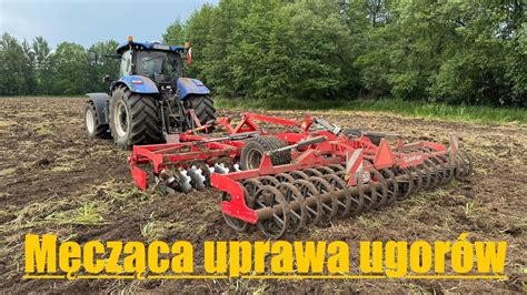 Ciężka uprawa nieużytków pod kukurydzę NH T7 270 Opall Agri vlog 236