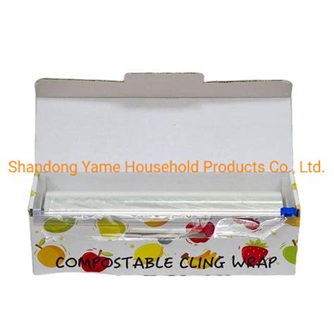 Home Compostable Cling Wrap Eco Friendly Zero Waste Non Toxic