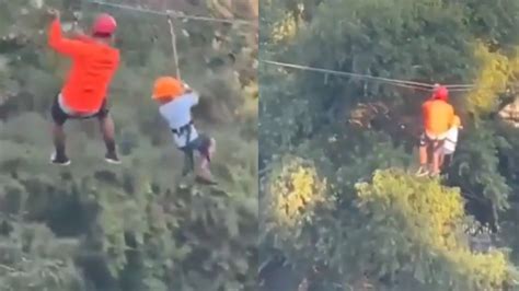VIDEO Niño cae 12 metros desde una tirolesa en Nuevo León Medios Obson