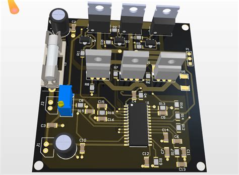 sensorless bldc motor driver share project pcbway