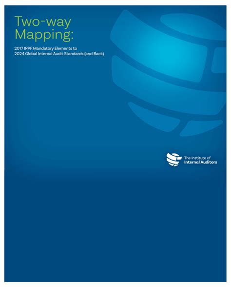 Two Way Mapping Ippf Mandatory Elements To Global Internal