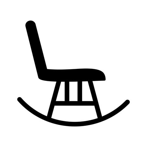 Icono De Vector De Mecedora Vector En Vecteezy