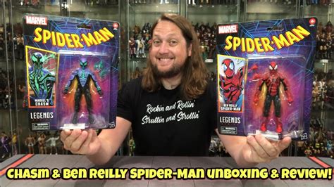 Chasm Ben Reilly Spider Man Marvel Legends Unboxing Review YouTube