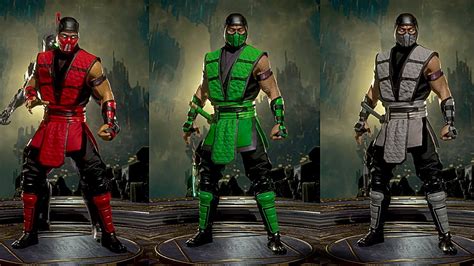Klassic UMK3 Skins For Smoke Reptile Ermac Mod PC In MK11 YouTube