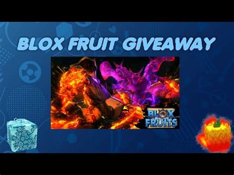 Blox Fruits Giveaway Youtube