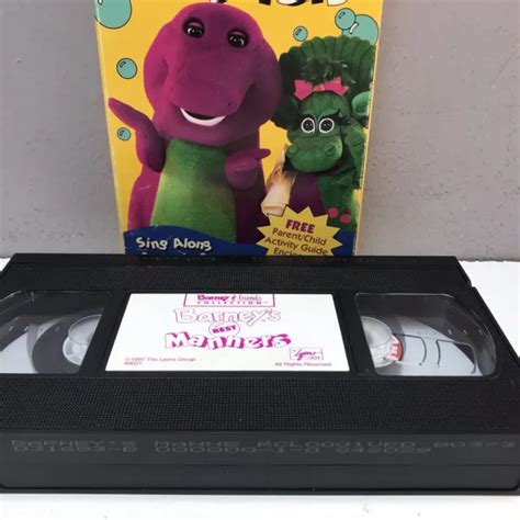 Barney Friends Collection Best Manners Vhs Video Tape Lyons Sing