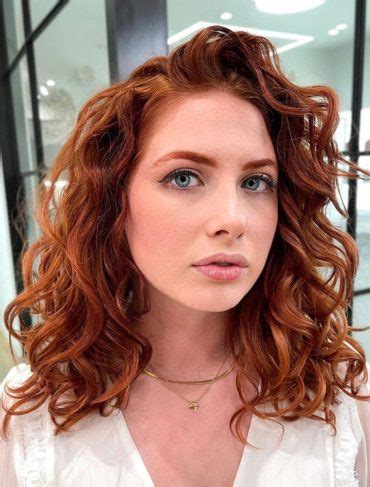 35 Low Maintenance Soft Curly Bob Haircuts Maple Red Curly Long Bob