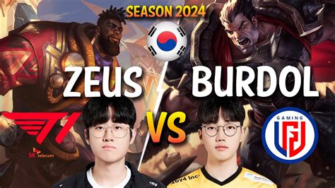 T Zeus Vs Lgd Burdol Zeus K Sante Vs Burdol Darius Top Patch