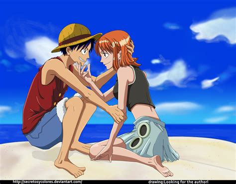 Monkey D Luffy And Nami One Piece Anime Casal Anime Desenhando The