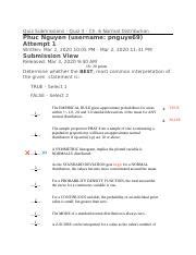 Quiz Submissions Docx Quiz Submissions Quiz 3 Ch 6 Normal