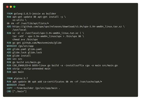 the ultimate guide to writing dockerfiles for go web apps