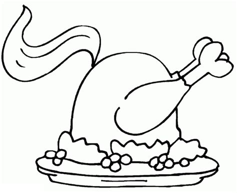 Desenhos De Frango Assado Para Colorir Pintar E Imprimir