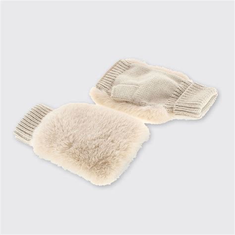 Forever England Chunky Faux Fur Fingerless Glove Capelli Couture