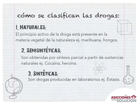 Sabes cómo se clasifican las drogas Las Adicciones Tienen Solución