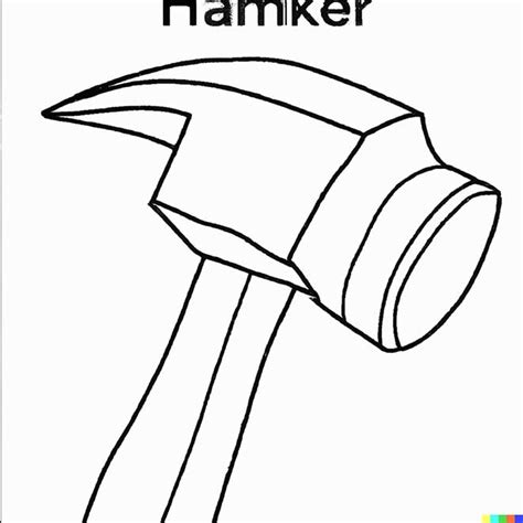 21 Desenhos De Martelo Para Imprimir E Colorir Pintar