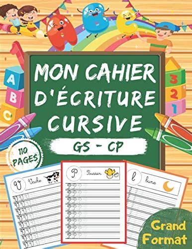 Buy Mon Cahier D Criture Cursive Gs Cp Apprendre Crire Les