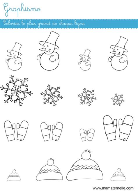Graphisme Colorier Le Plus Grand Ma Maternelle Coloriage Chiffre