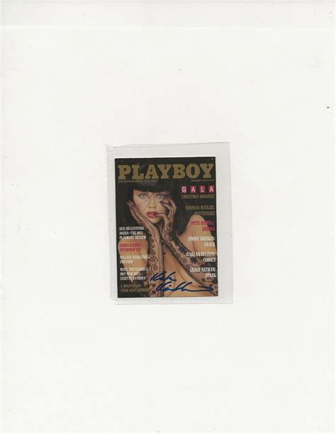 Playboy Playmate Kata Kärkkäinen signed collector card 12 88 3906578234