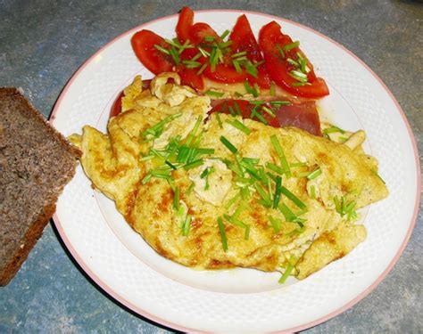 Omelette mit Schinken und Käse Rezept kochbar de