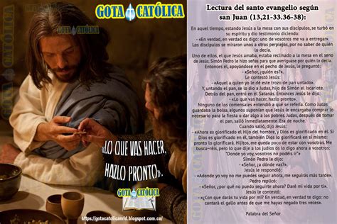 Gota Cat Lica Gotas De Dios Lecturas Del Martes Santo Martes De