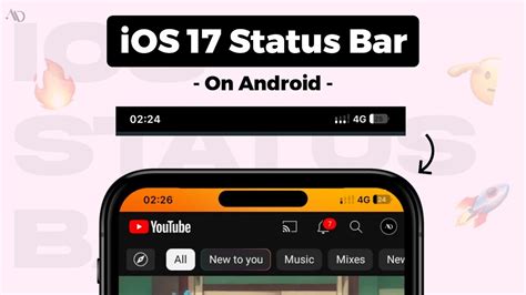 How To Get Ios Status Bar For Android Iphone Status Bar On