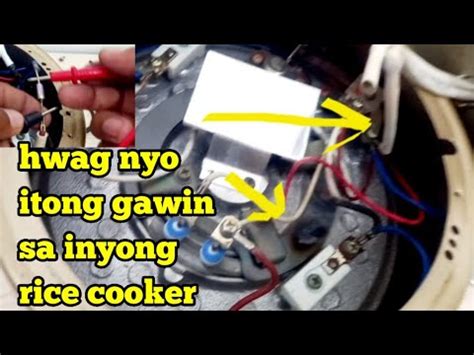 How To Repair Rice Cooker No Power Problem Tagalog Tutorial Ano Ba