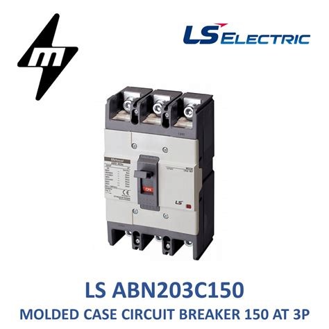 LS Electric ABN 203C Metasol Molded Case Circuit Breaker 150 Ampere 3