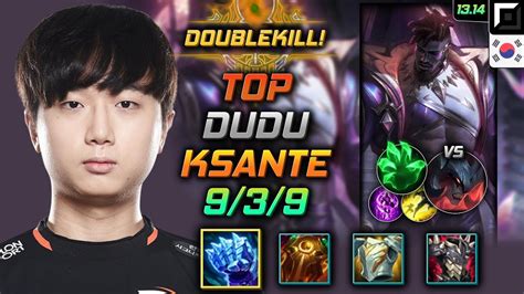 K Sante Top Build Dudu Iceborn Gauntlet Grasp Of The Undying Lol Kr