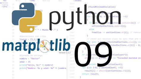 Python Introducci N A Matplotlib Graficas Youtube