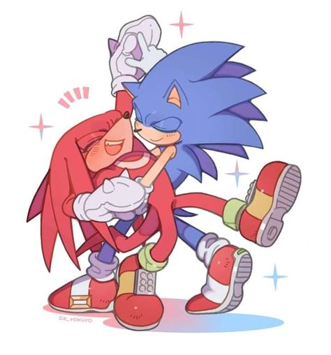 The Sonic Sonic The Hedgehog Sonic And Knuckles Sonic Heroes Cutest Couple Ever Echidna