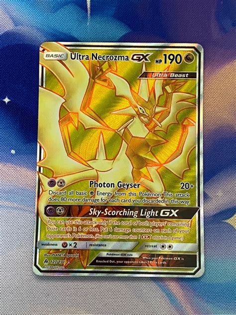 Ultra Necrozma Gx Full Art Hobbies Toys Toys Games On