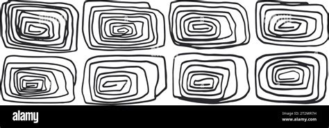 Horizontal Pattern Texture Line Hand Drawn Hatch Drawing Pen Ink And