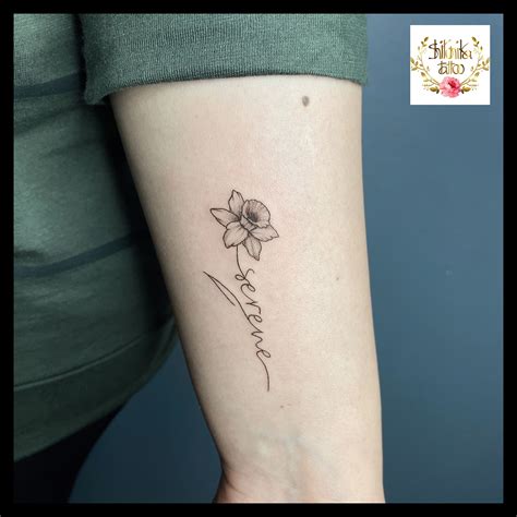 Daffodil Tattoo Daffodil Tattoo Narcissus Flower Tattoos Tattoos