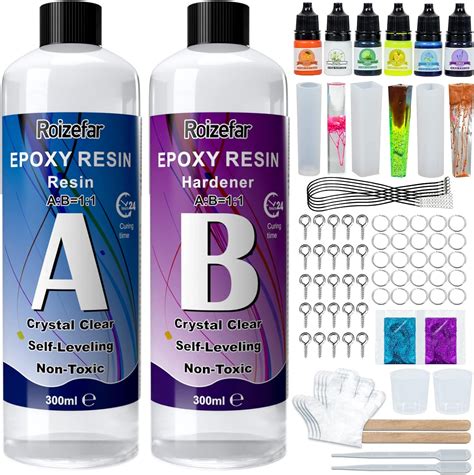 Amazon de Epoxidharz set Anfänger 600ml 1 1 Verhältnis Crystal Clear