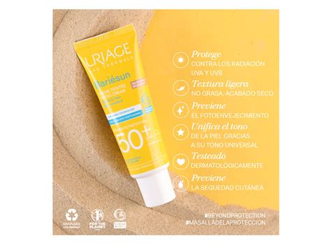 Ripley PROTECTOR SOLAR FACIAL URIAGE BARIÉSUN CREMA COLOR DORADO SPF