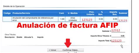 Pasos para Anular una Factura electrónica de AFIP