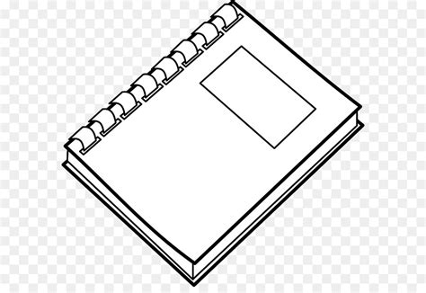 Notebook Clip Art Black And White Clip Art Library