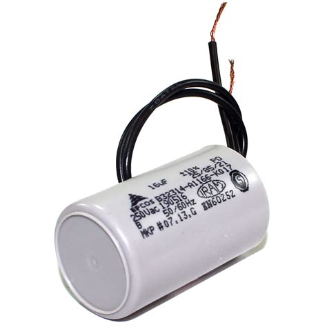 Capacitor Partida de Motor 16MF x 250V Eletropeças