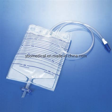 Ml Disposable Medical Sterile Urinary Collection Urine Bag With T