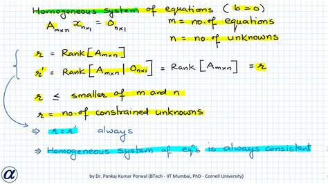 underdetermined and overdetermined system solutions for homogeneous system of equations youtube