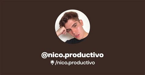 Nico Productivo Instagram Tiktok Linktree