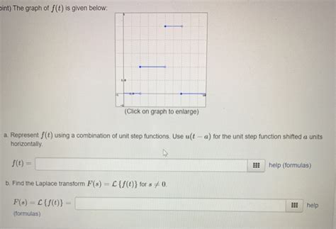 solved int the graph of f t is given below click on graph