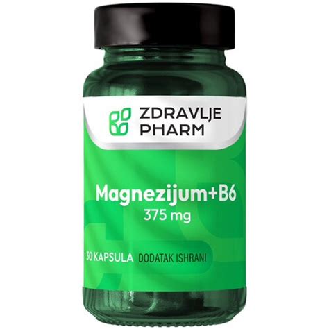 Zdravlje Pharm Magnezijum 375mg B6 30 Kapsula EPonuda