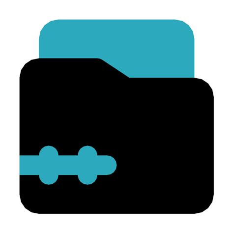 Folder Zip Vector SVG Icon SVG Repo