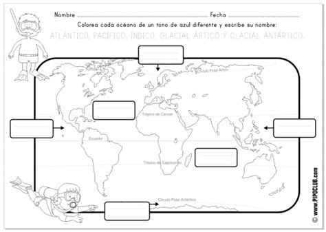 Dibujos Del D A Mundial De Los Oc Anos Para Colorear Colorear Im Genes